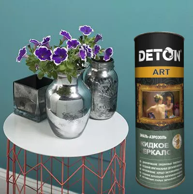 Аэрозольная эмаль Deton Art: эффект зеркала на любой поверхности